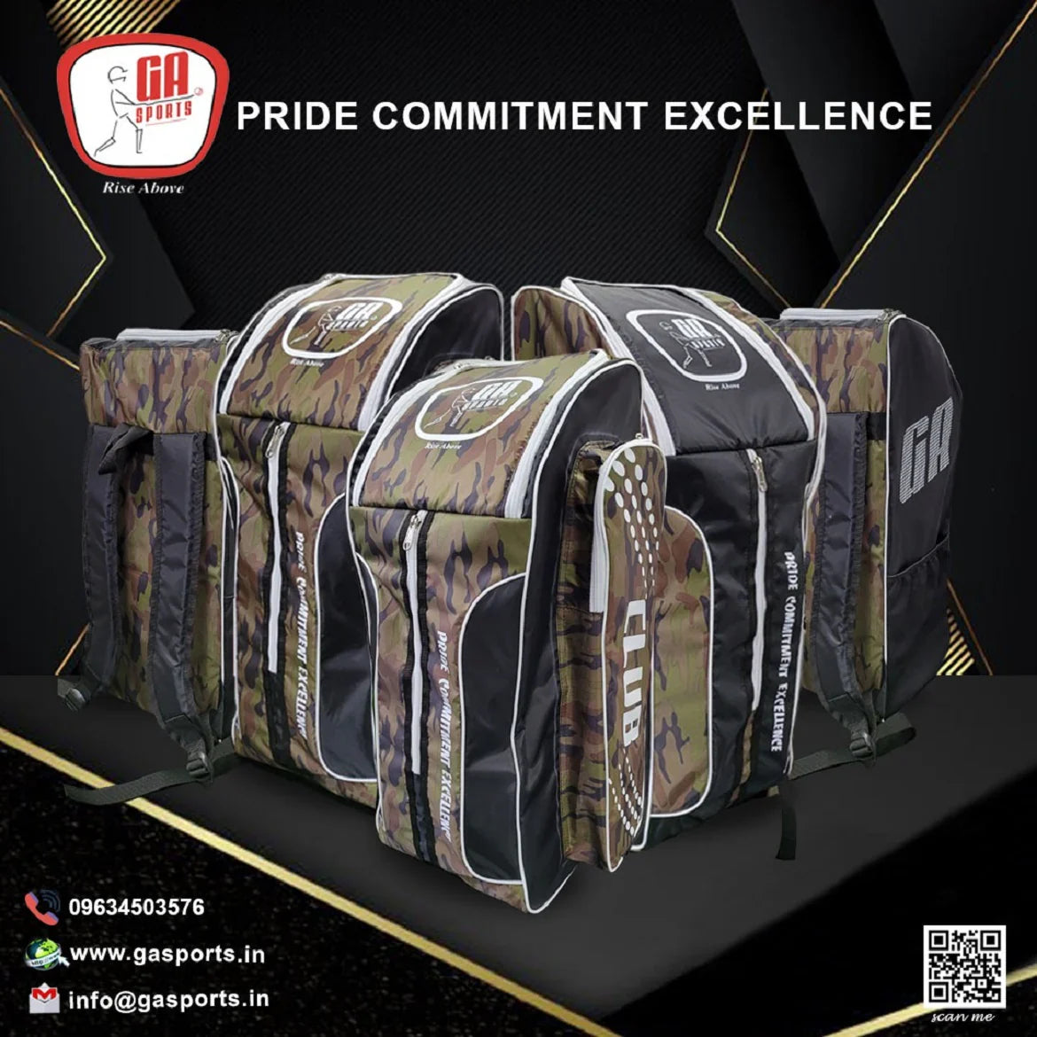 Cricket Backpack & Duffle – gasportsmeerut